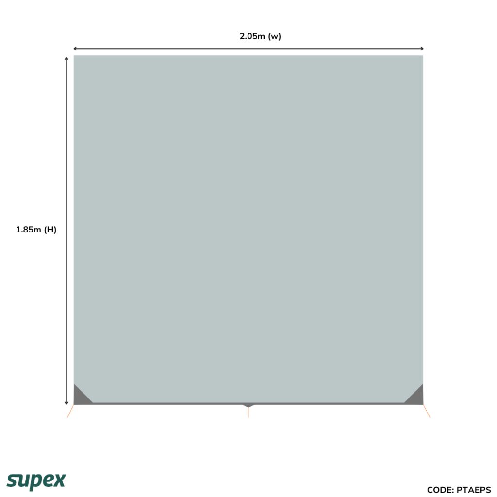 End Wall Privacy Screen - To Suit Pop Top Caravans | Supex Products
