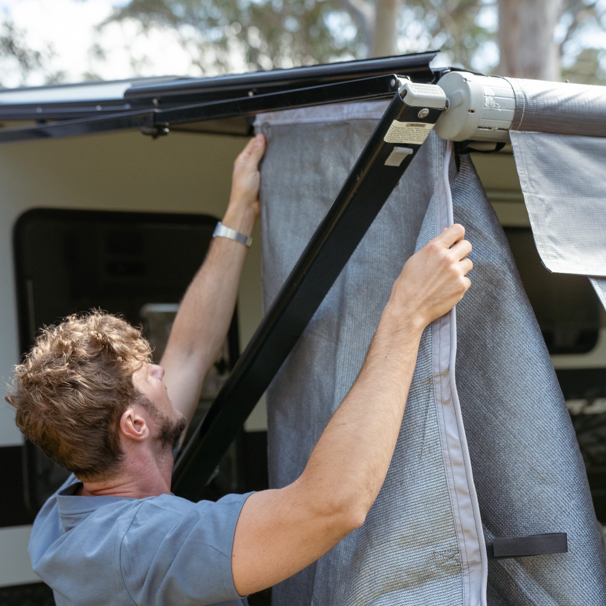 Caravan End Wall Privacy Screen | Supex Products